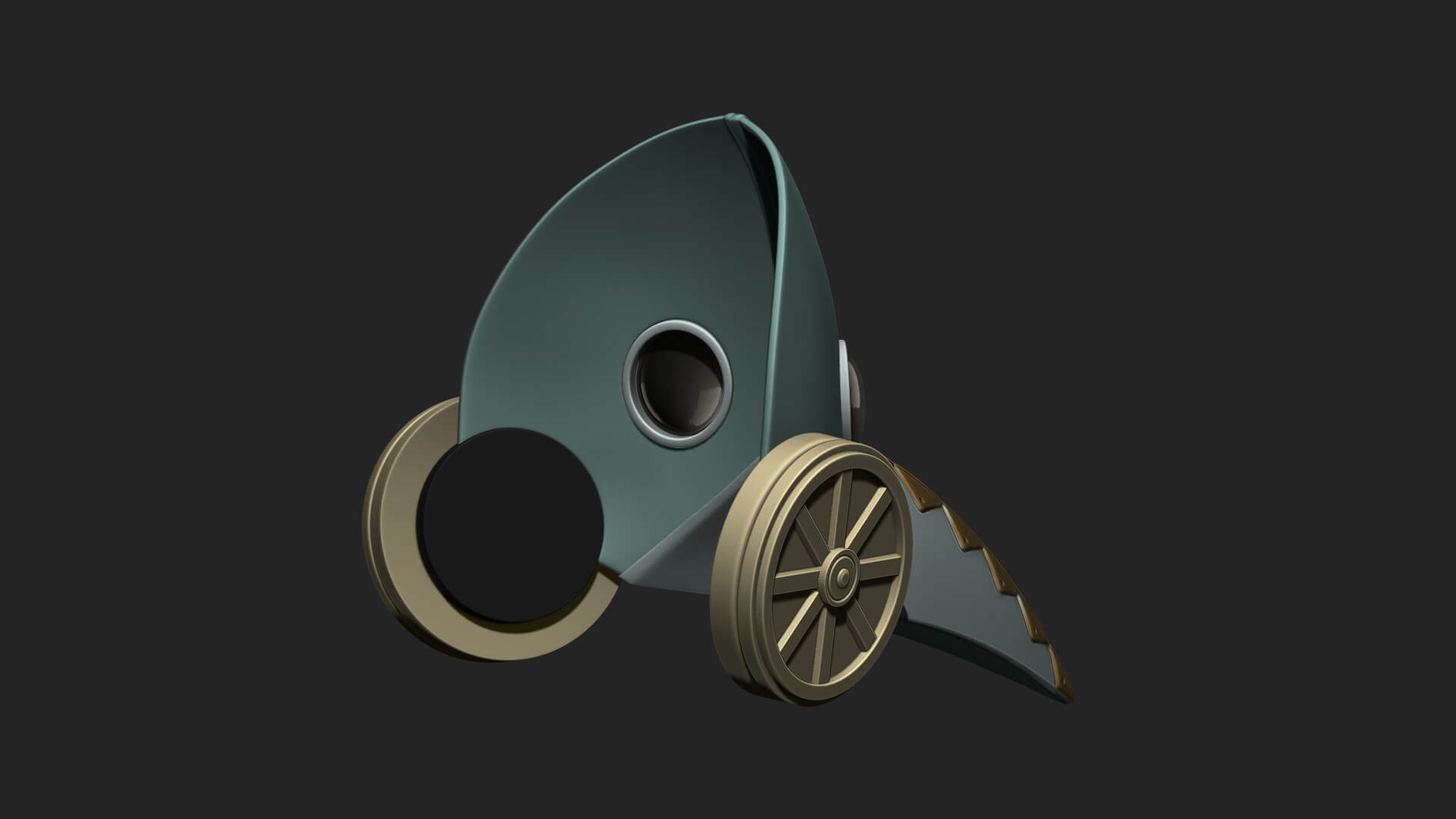 Galgali Mask - ChainsawMan Cosplay 3D Model by blackstar90