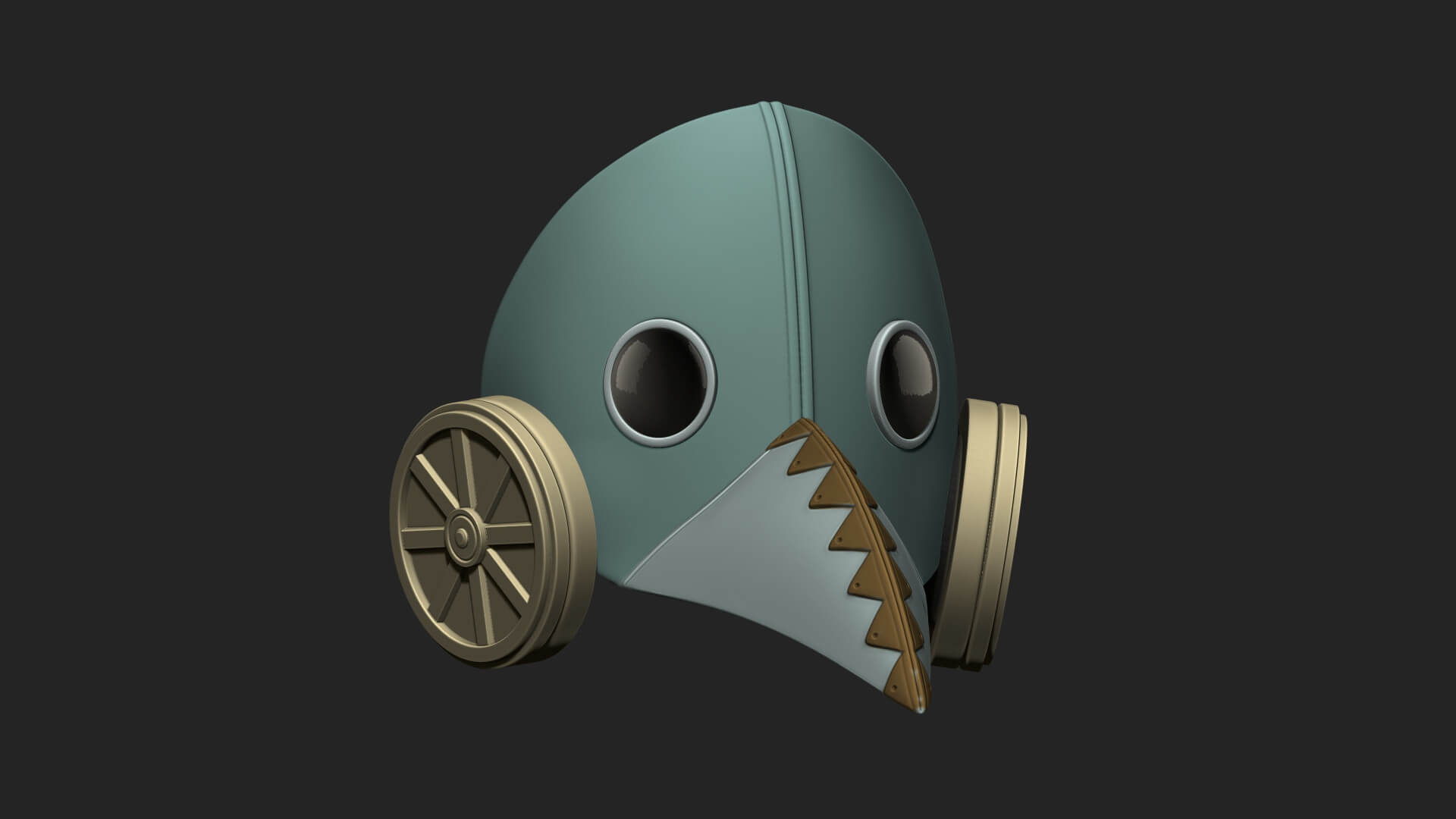 Galgali Mask - ChainsawMan Cosplay 3D Model by blackstar90