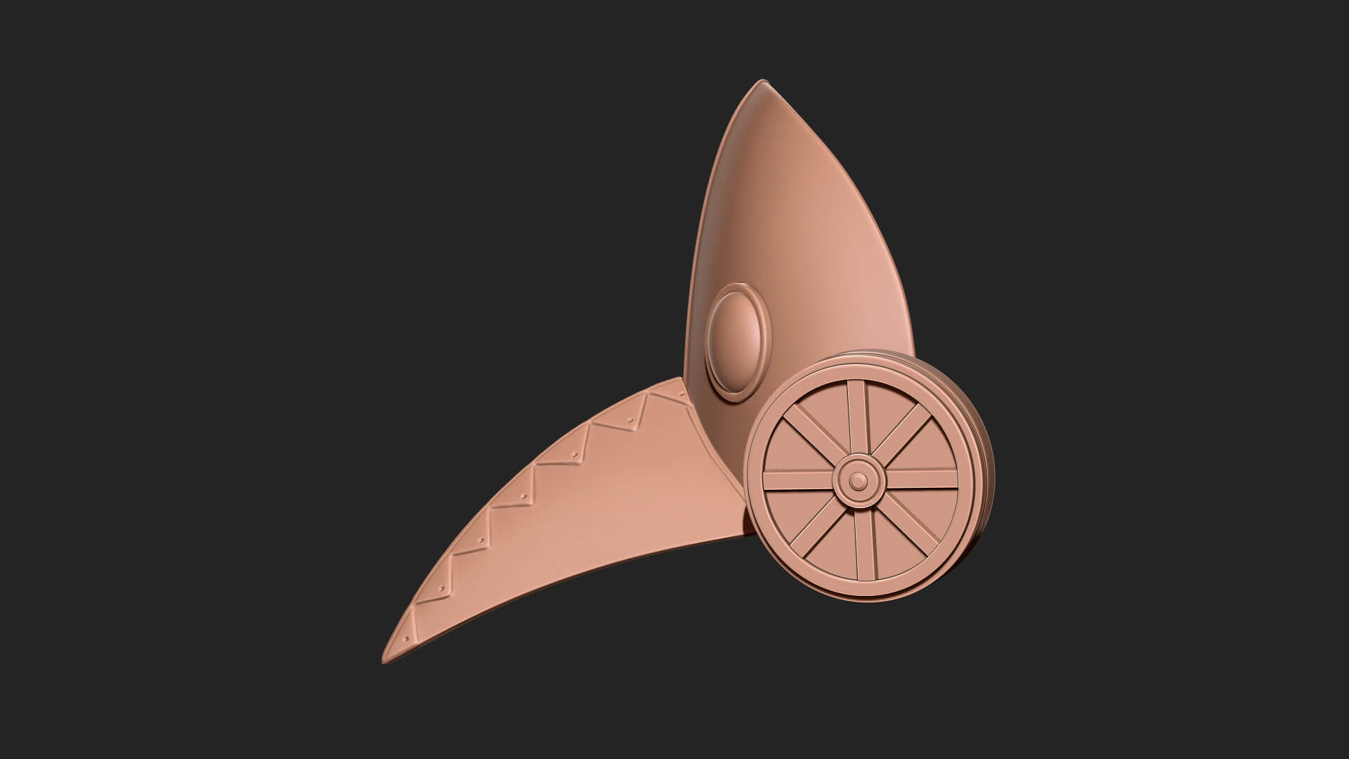 Galgali Mask - ChainsawMan Cosplay 3D Model by blackstar90