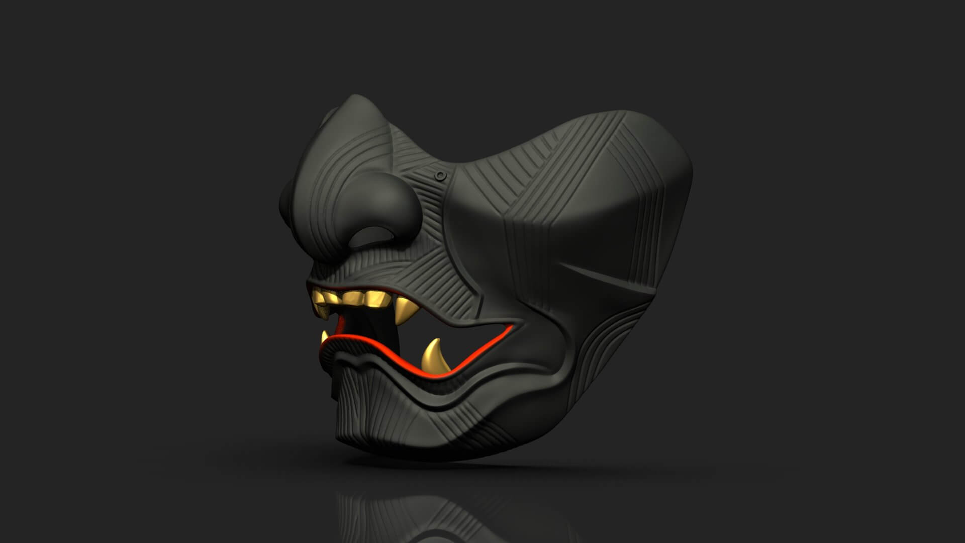 Ghost Of Tsushima - The Sakai Mask 3D Model by blackstar90