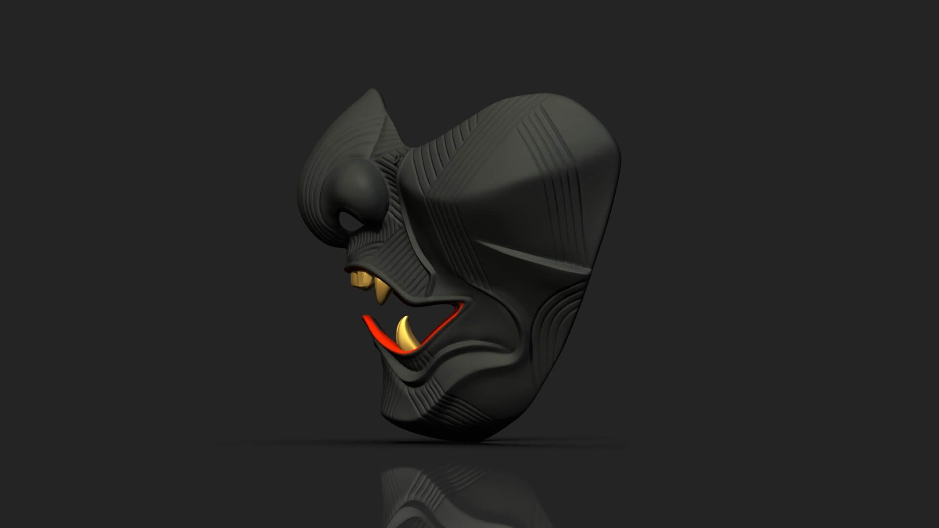 Ghost Of Tsushima - The Sakai Mask 3D Model by blackstar90