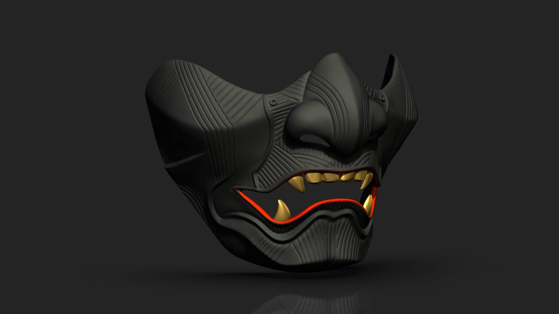 Ghost Of Tsushima - The Sakai Mask 3D Model by blackstar90