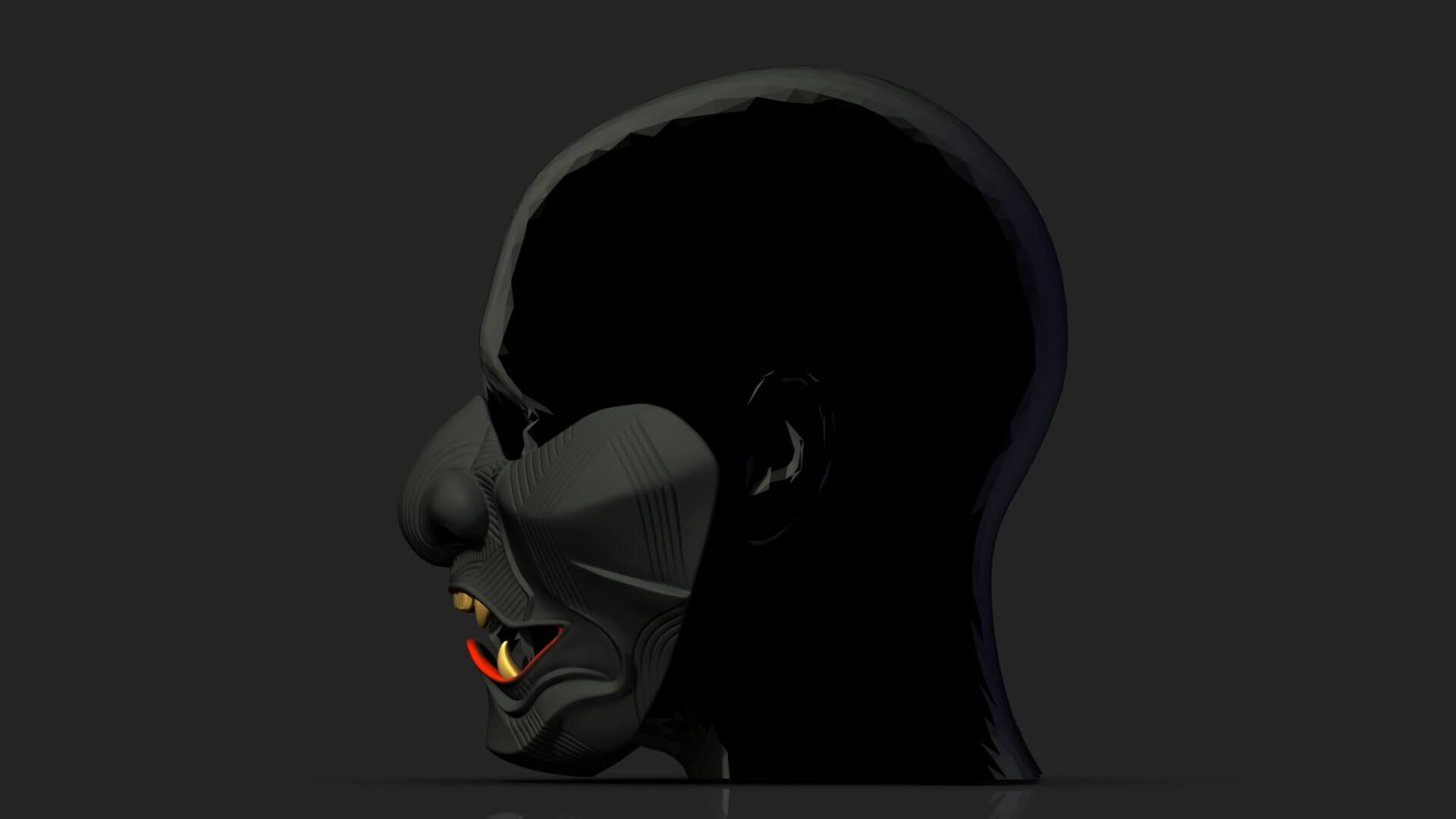 Ghost Of Tsushima - The Sakai Mask 3D Model by blackstar90