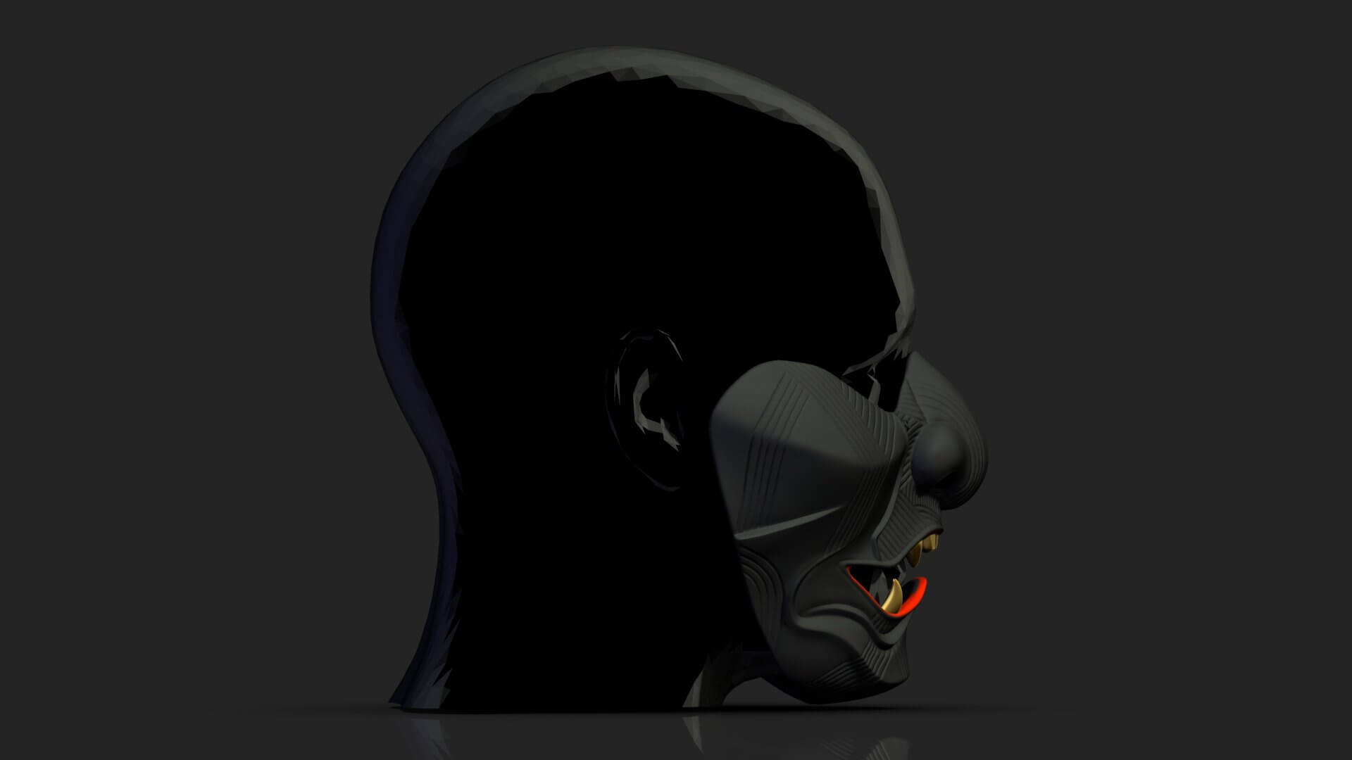Ghost Of Tsushima - The Sakai Mask 3D Model by blackstar90