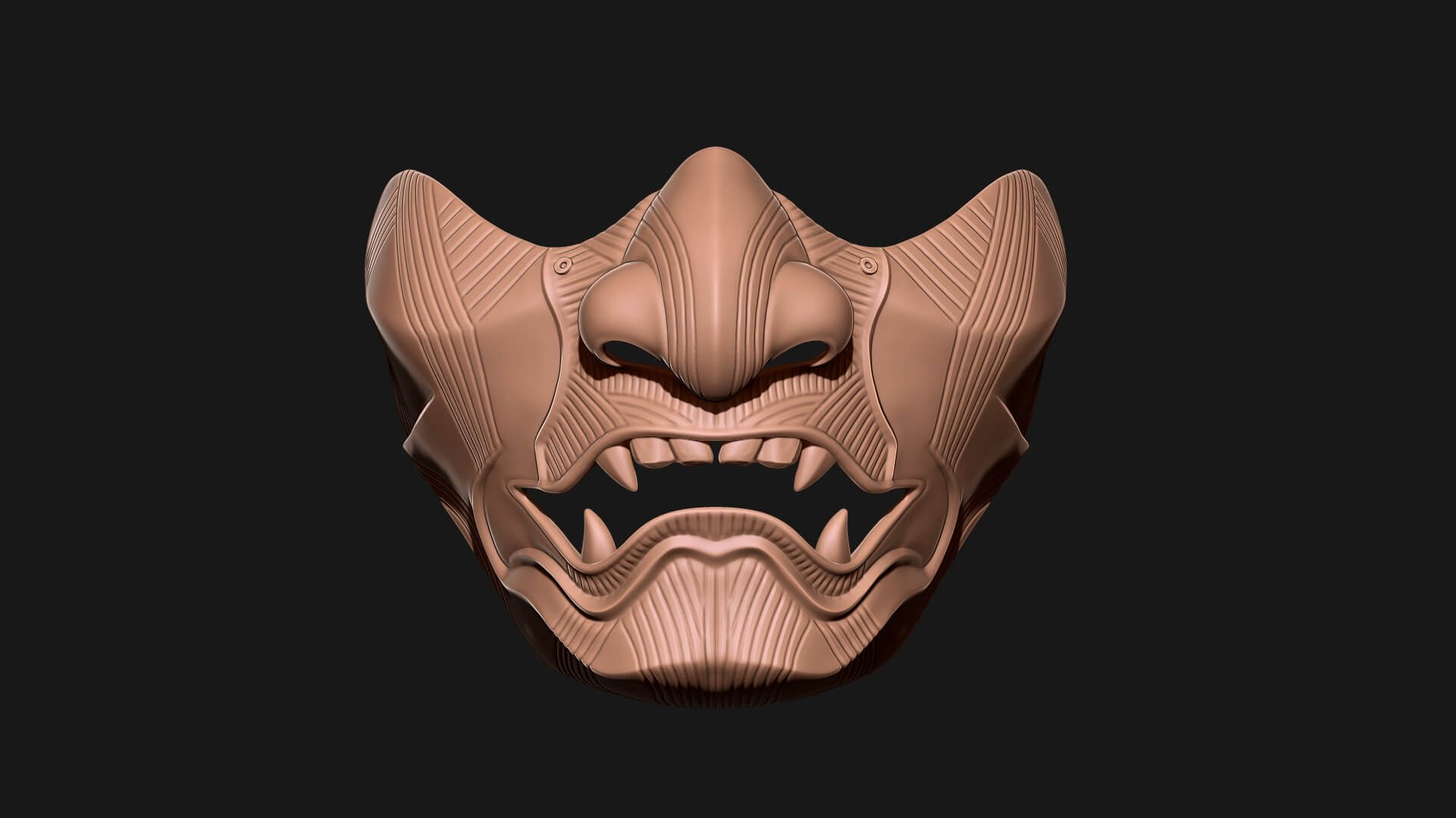 Ghost Of Tsushima - The Sakai Mask 3D Model by blackstar90