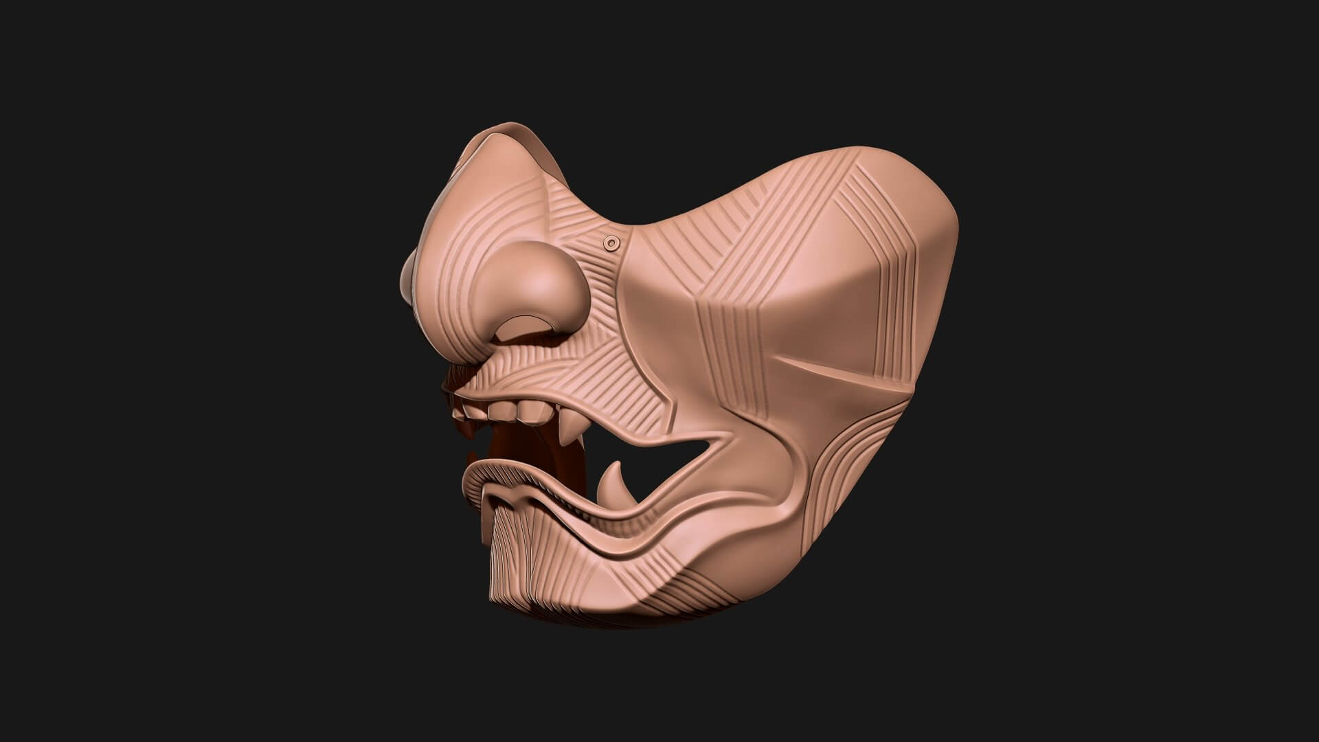 Ghost Of Tsushima - The Sakai Mask 3D Model by blackstar90