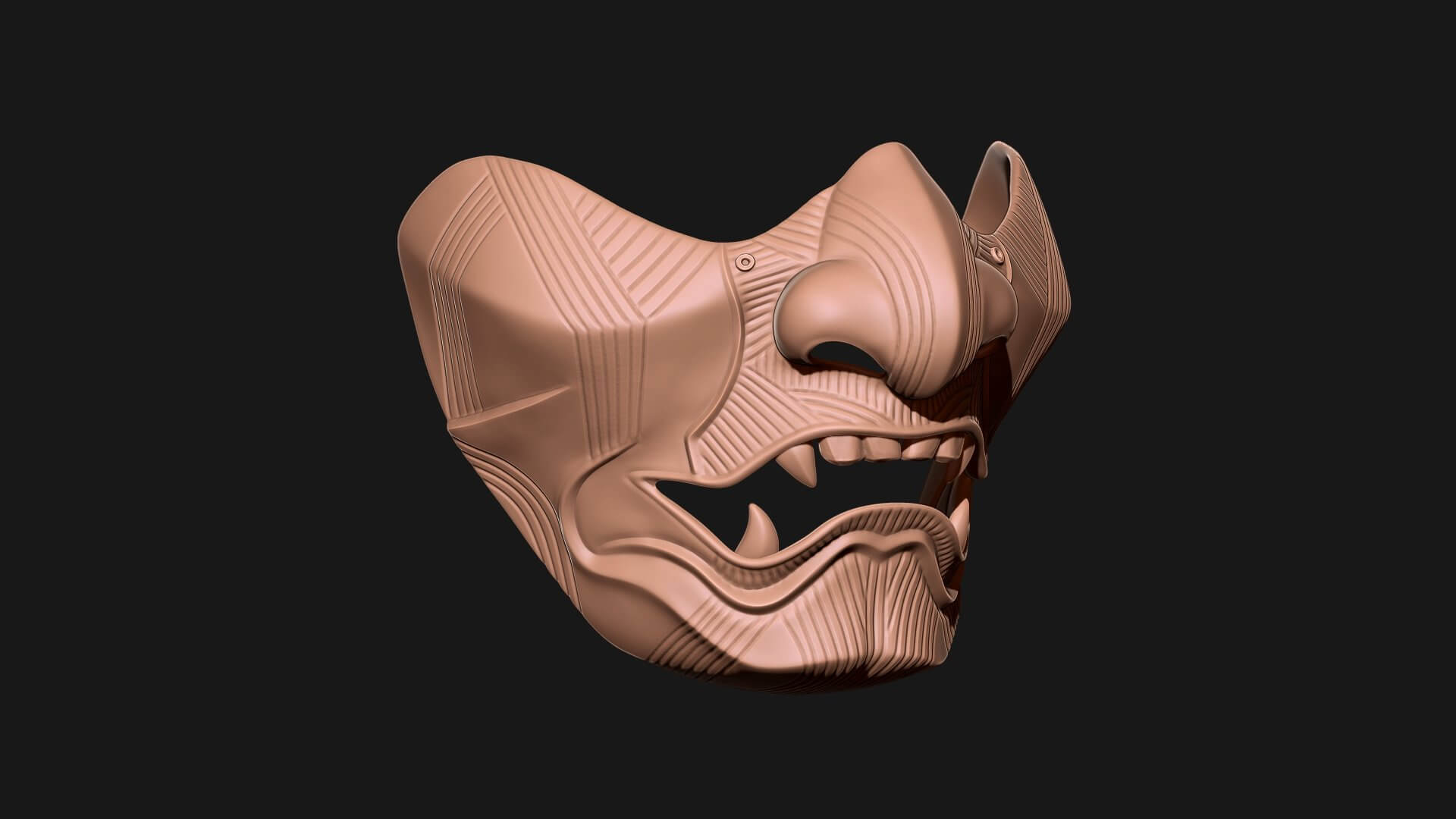 Ghost Of Tsushima - The Sakai Mask 3D Model by blackstar90