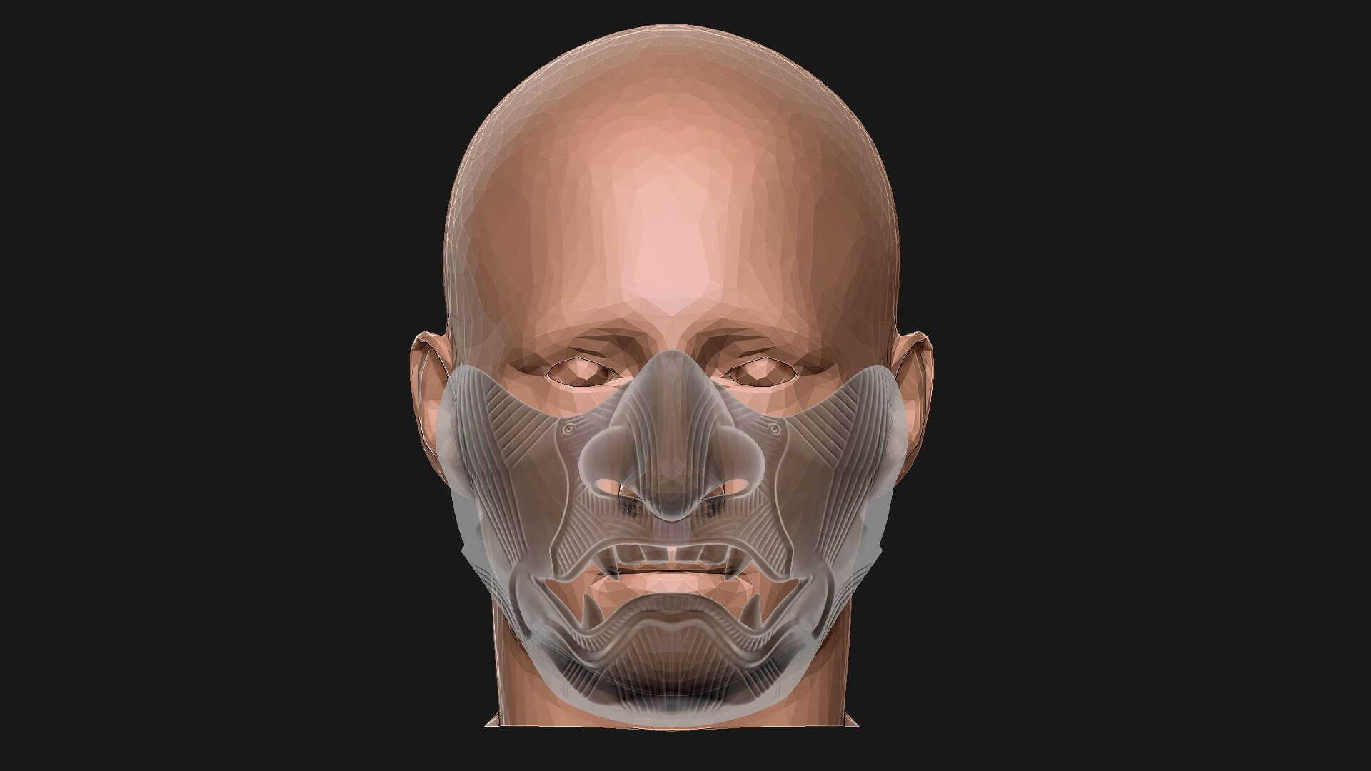 Ghost Of Tsushima - The Sakai Mask 3D Model by blackstar90