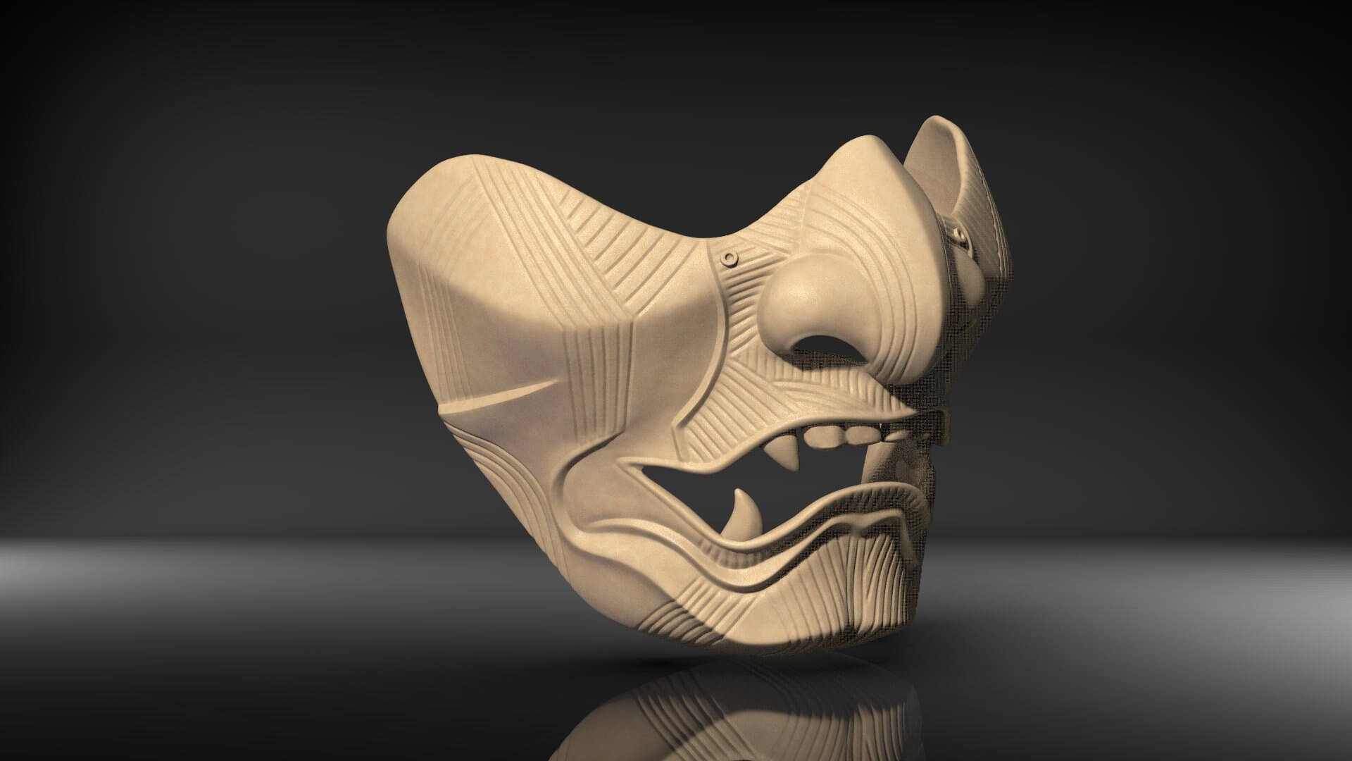 Ghost Of Tsushima - The Sakai Mask 3D Model by blackstar90