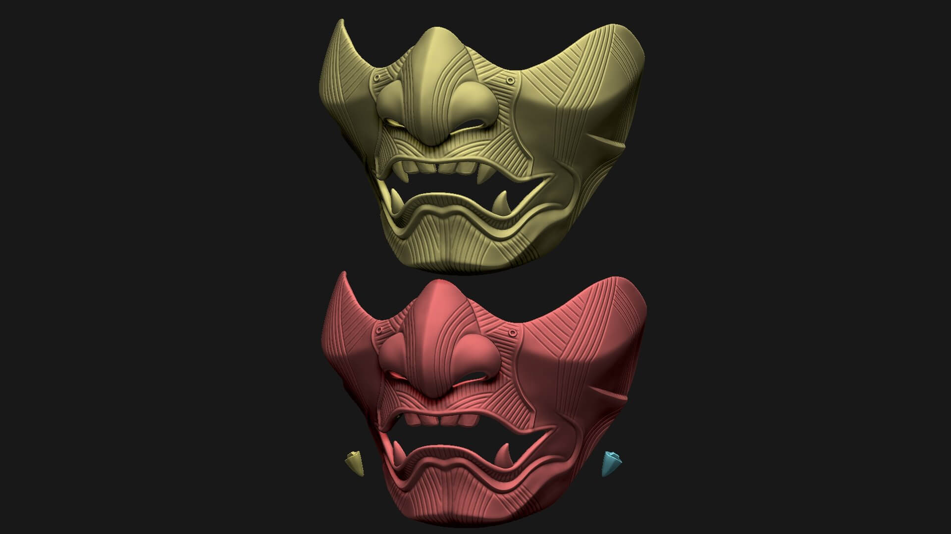 Ghost Of Tsushima - The Sakai Mask 3D Model by blackstar90