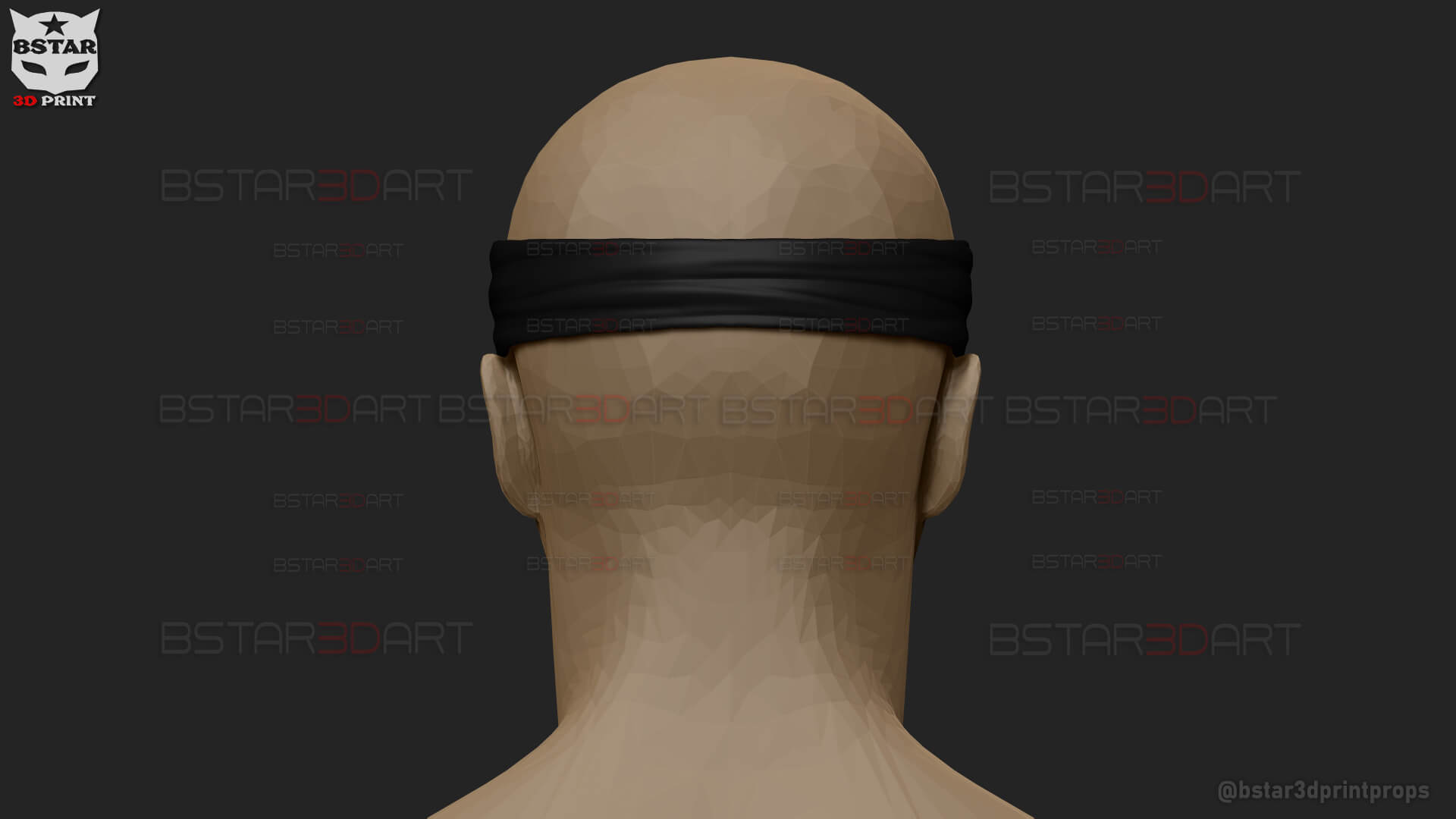 Gojo Saturo Eye Mask - Jujutsu Kaisen Cosplay 3D Model by blackstar90