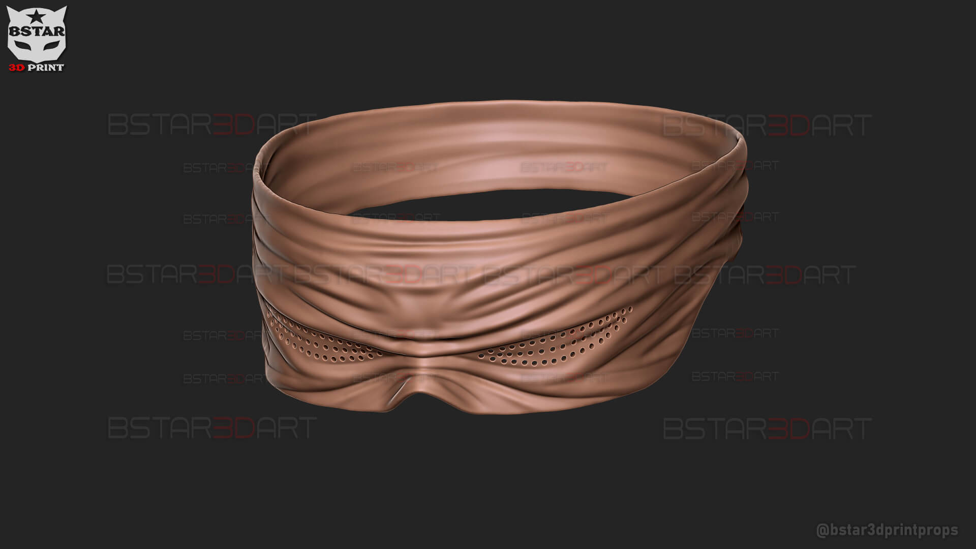 Gojo Saturo Eye Mask - Jujutsu Kaisen Cosplay 3D Model by blackstar90