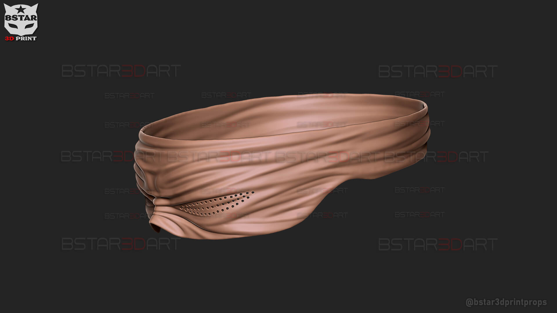 Gojo Saturo Eye Mask - Jujutsu Kaisen Cosplay 3D Model by blackstar90