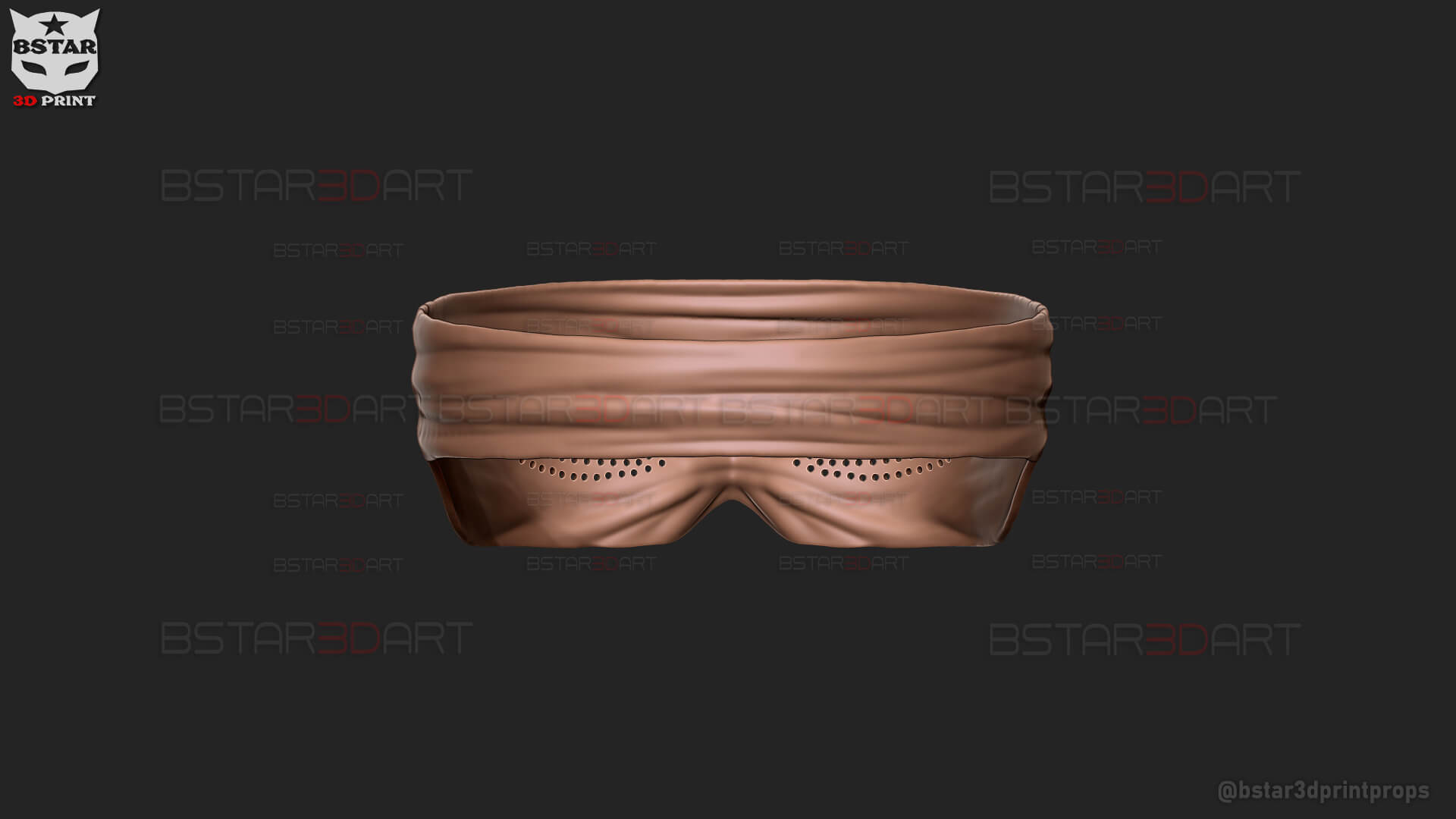 Gojo Saturo Eye Mask - Jujutsu Kaisen Cosplay 3D Model by blackstar90