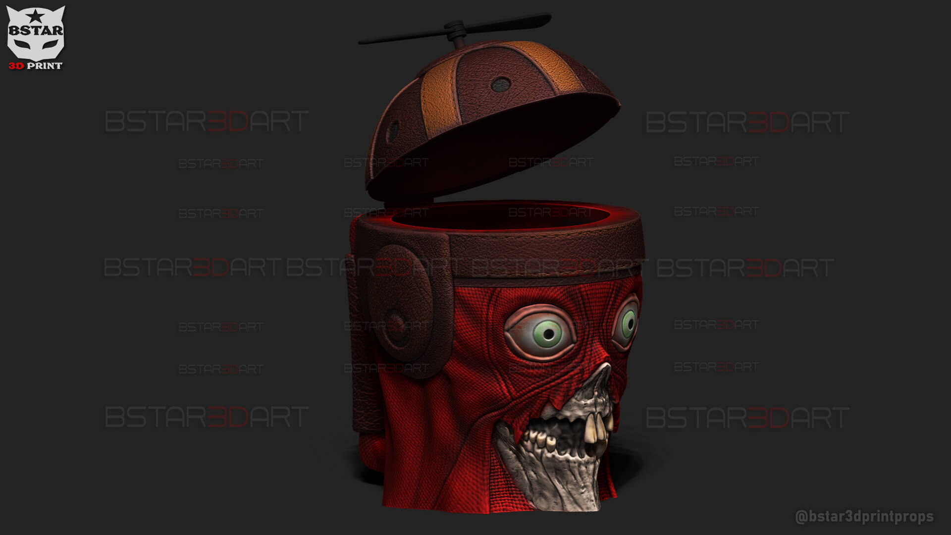 Headpool Popcorn Mug - Deadpool N Wolverine - Marvel Comic 3D Model by ...
