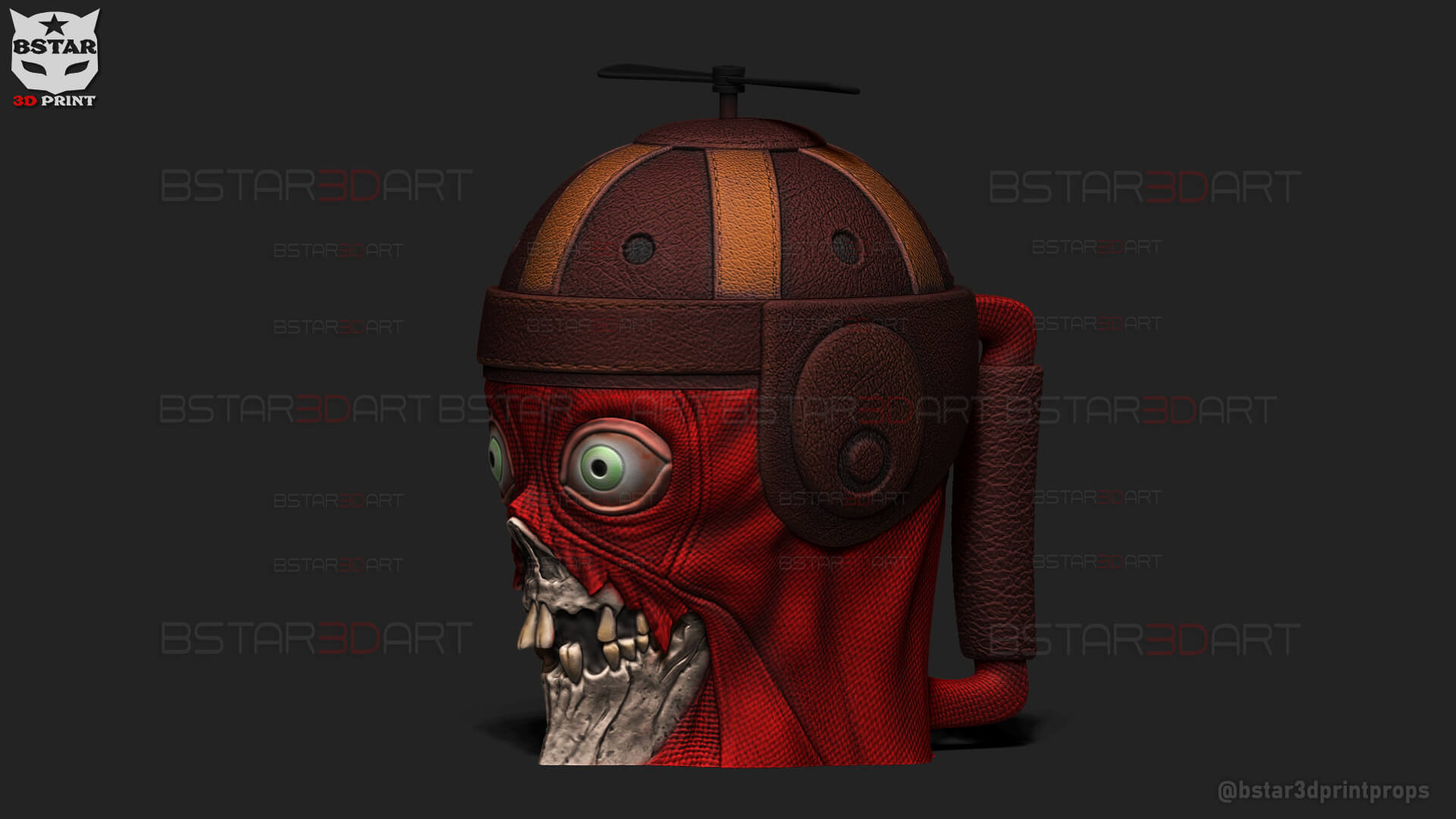Headpool Popcorn Mug - Deadpool N Wolverine - Marvel Comic 3D Model by ...