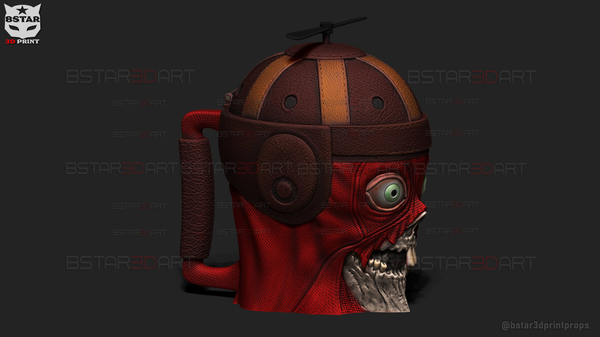 Headpool Popcorn Mug - Deadpool N Wolverine - Marvel Comic 3D Model by ...