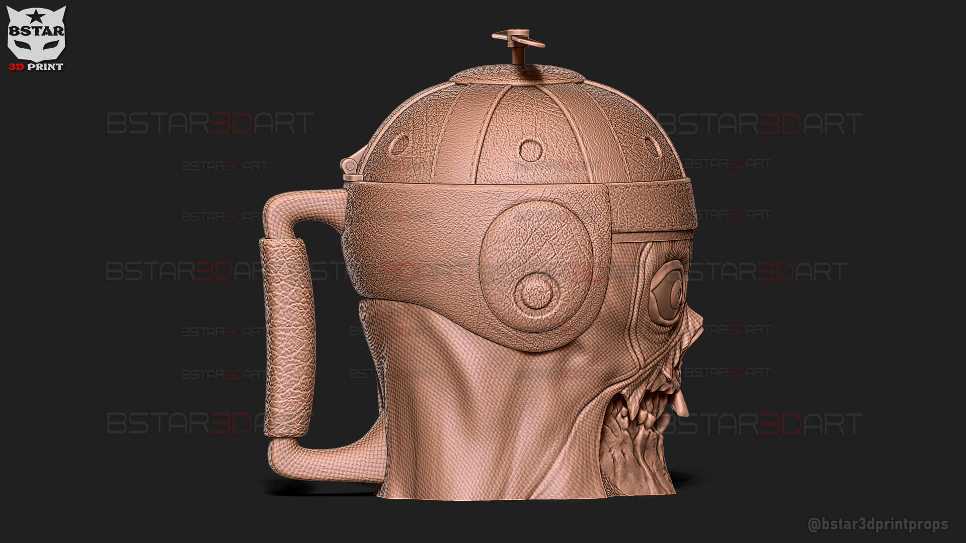Headpool Popcorn Mug - Deadpool N Wolverine - Marvel Comic 3D Model by ...
