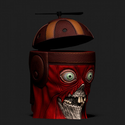 Headpool Popcorn Mug - Deadpool N Wolverine - Marvel Comic 3D Model by ...