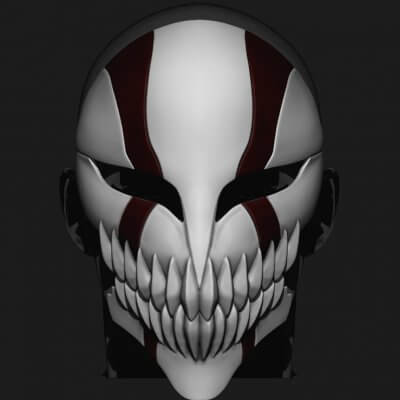 Kurosaki Ichigo - Bleach Hollow Mask 3D Model by blackstar90