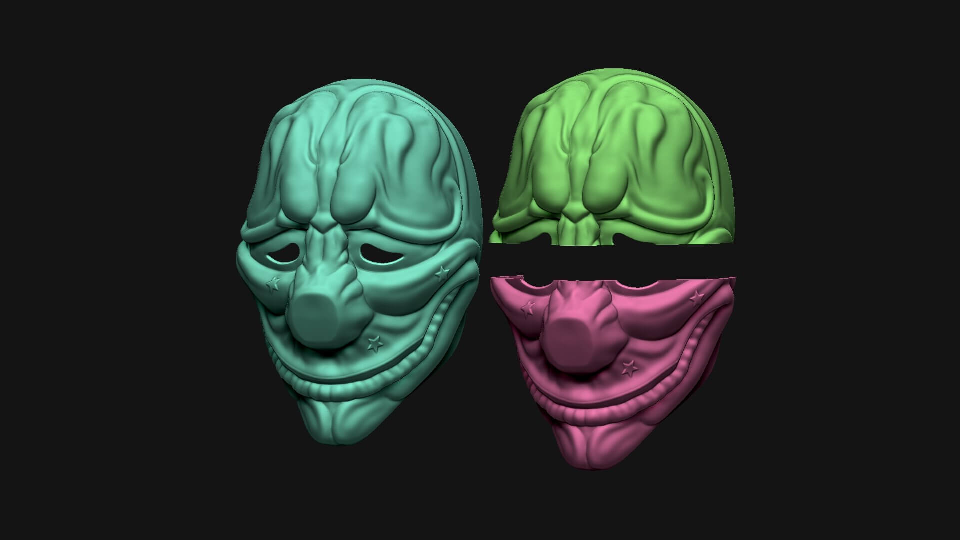 Hoxton Payday 2 Mask - 3D Model by blackstar90