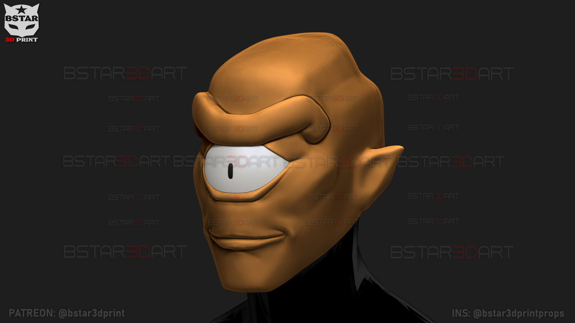 Invincible - Allen the Alien Mask - Halloween Comics Cosplay 3D Model ...