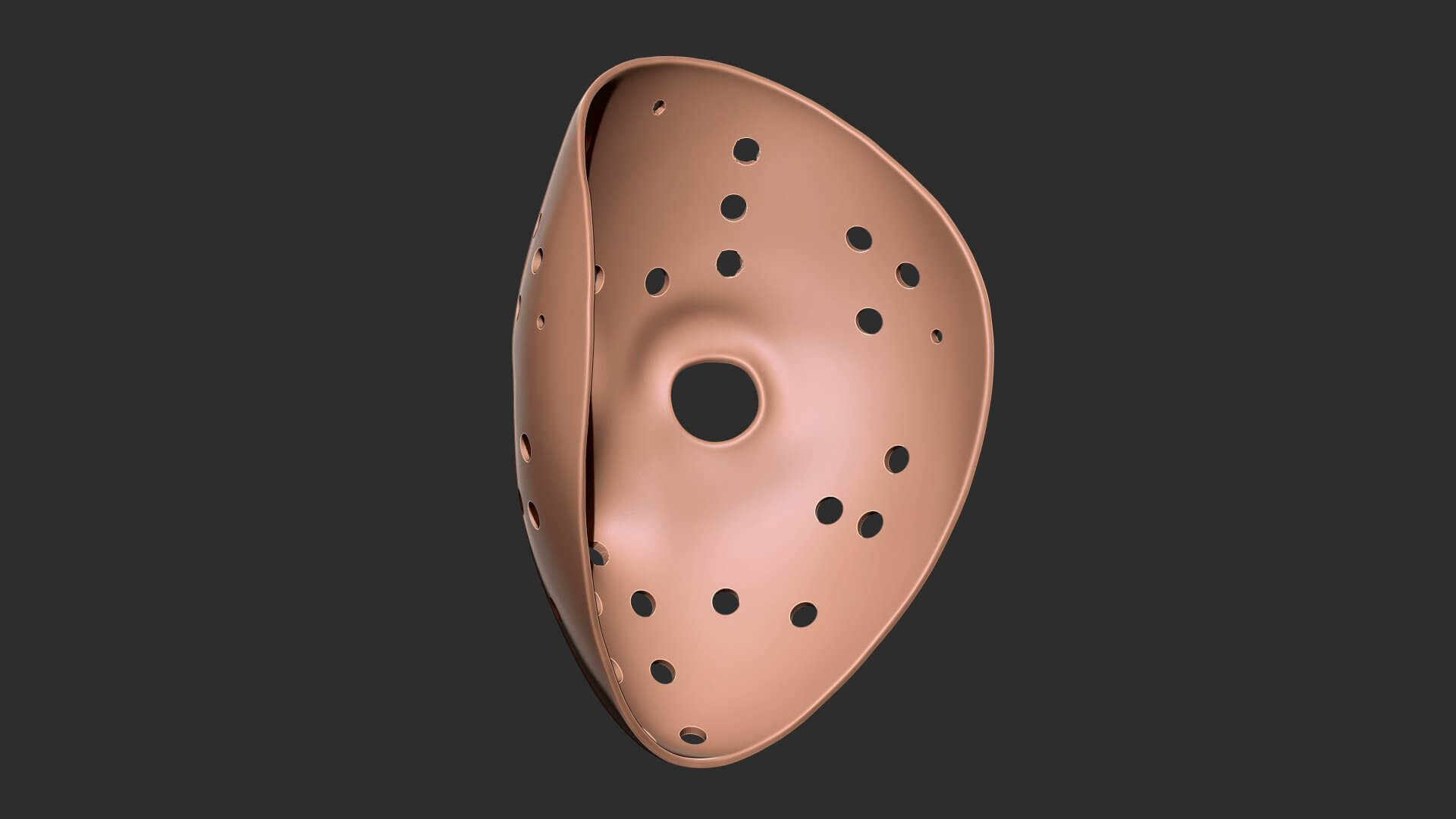 Friday the 13th - Jason Voorhees Original Mask 3D Model by blackstar90