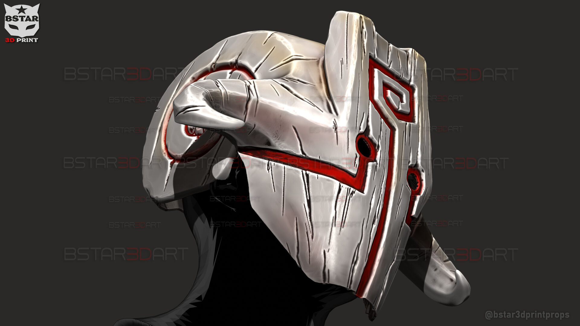 Juggernaut Dota Mask - Halloween Cosplay 3D Print Model by blackstar90