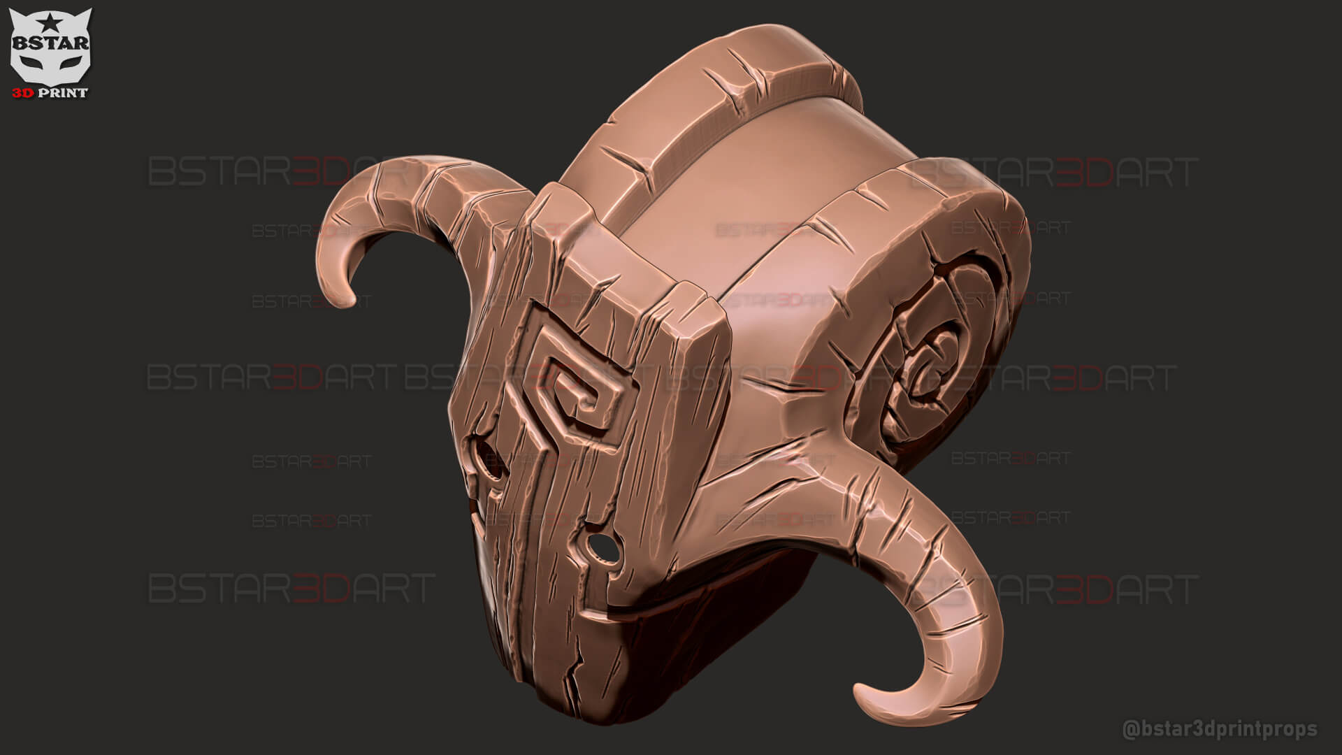 Juggernaut Dota Mask - Halloween Cosplay 3D Print Model by blackstar90