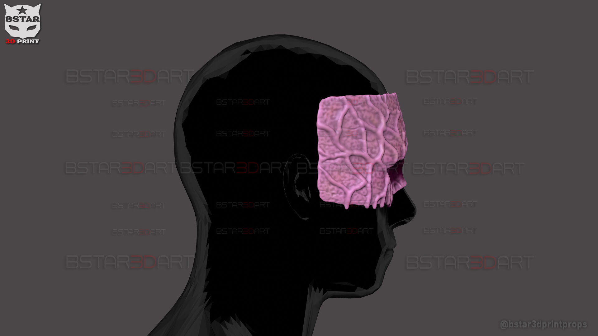 Kagaya Ubuyashiki Mask - Demon Slayer Cosplay 3D Model by blackstar90