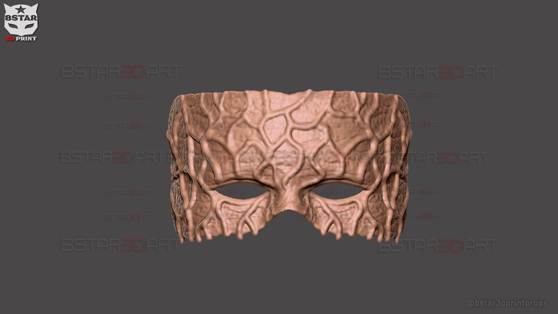 Kagaya Ubuyashiki Mask - Demon Slayer Cosplay 3D Model by blackstar90