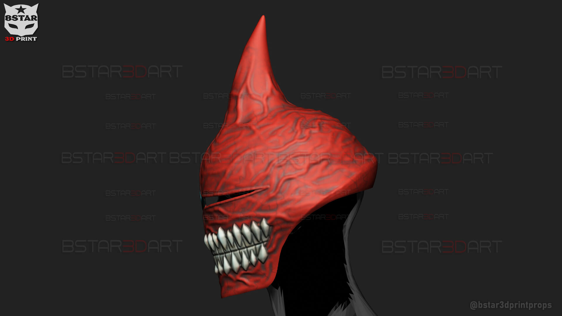 Kaiju No 10 Mask - Kaiju No 8 Anime Cosplay 3D Model by blackstar90