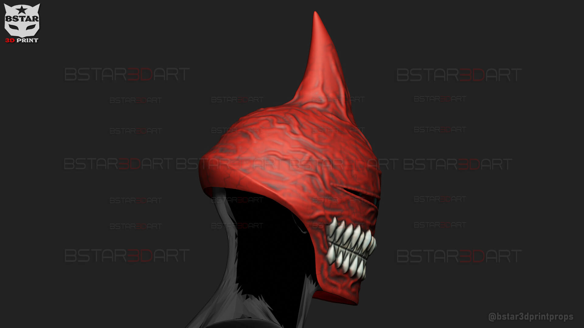 Kaiju No 10 Mask - Kaiju No 8 Anime Cosplay 3D Model by blackstar90