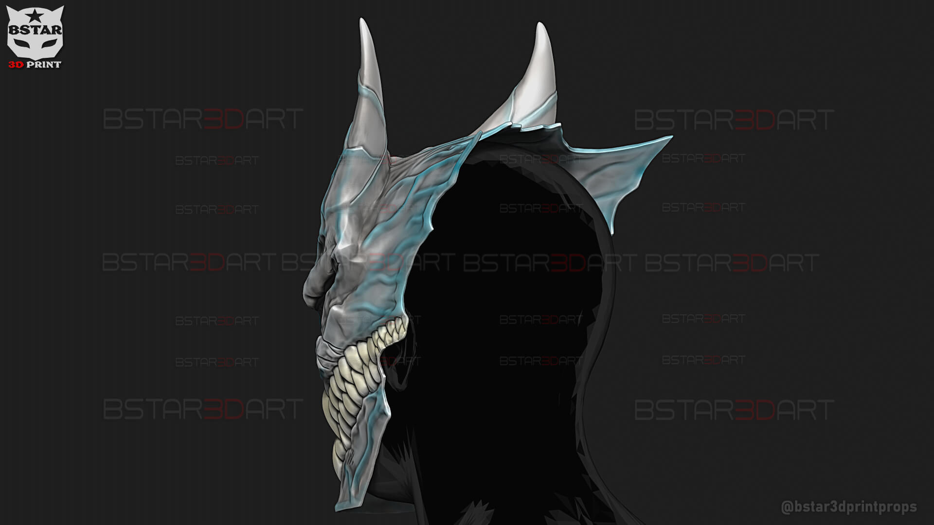 Kaiju No 8 Mask - Kafka Hibino Cosplay 3D Print Model by blackstar90