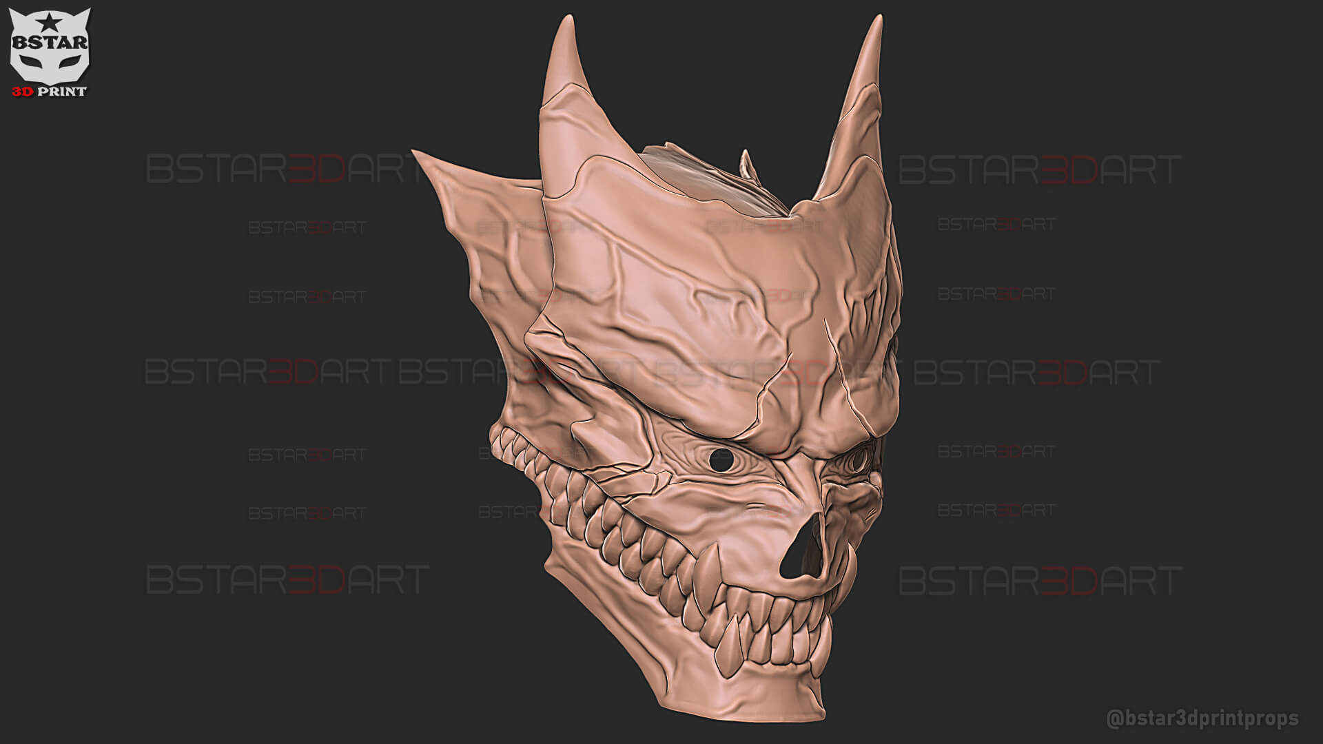 Kaiju No 8 Mask - Kafka Hibino Cosplay 3D Print Model by blackstar90