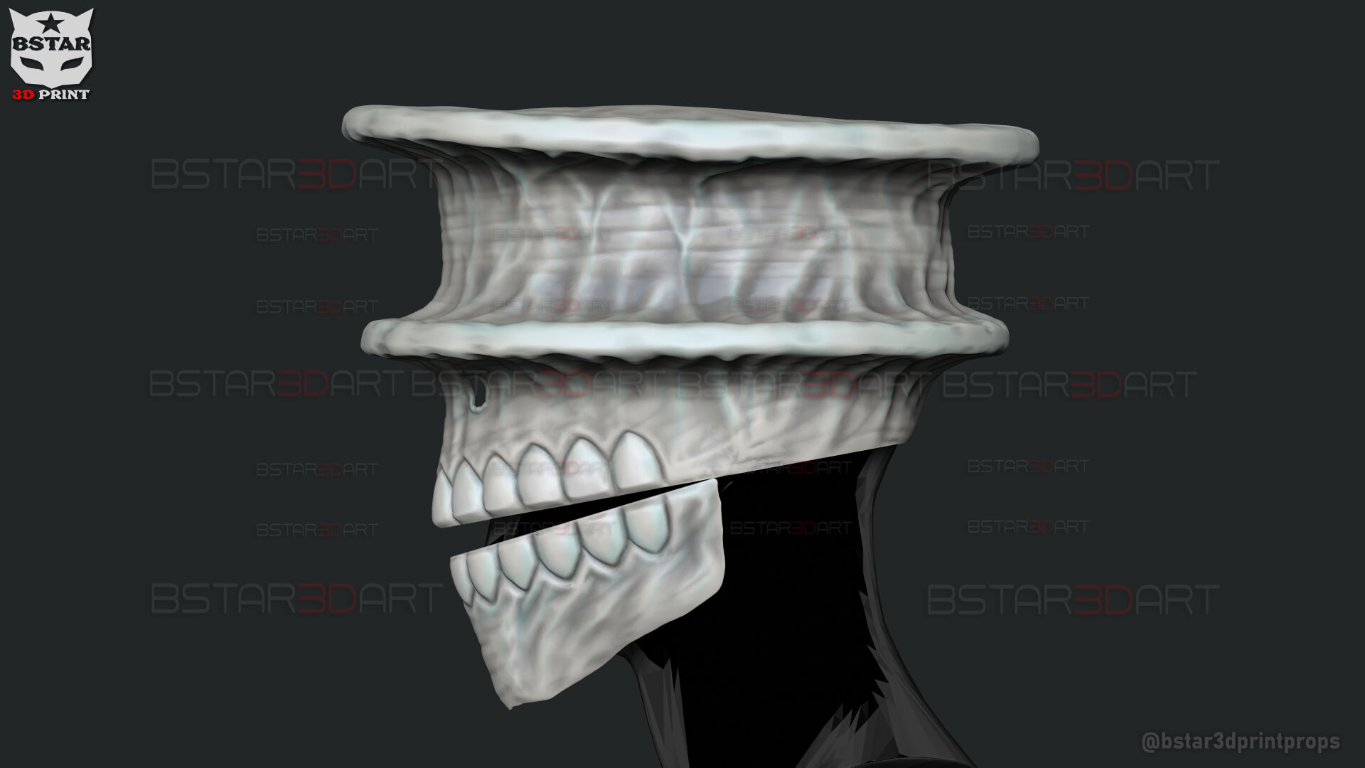 Kaiju No 9 Mask - Kaiju No 8 Anime Cosplay 3D Model by blackstar90