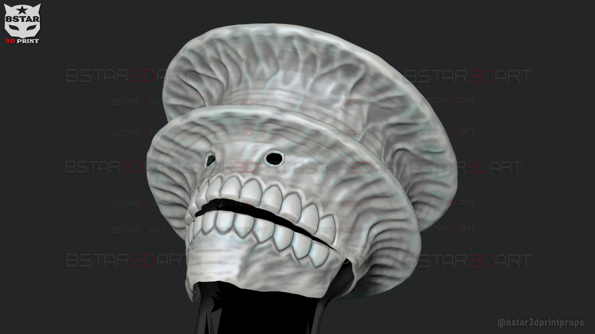 Kaiju No 9 Mask - Kaiju No 8 Anime Cosplay 3D Model by blackstar90