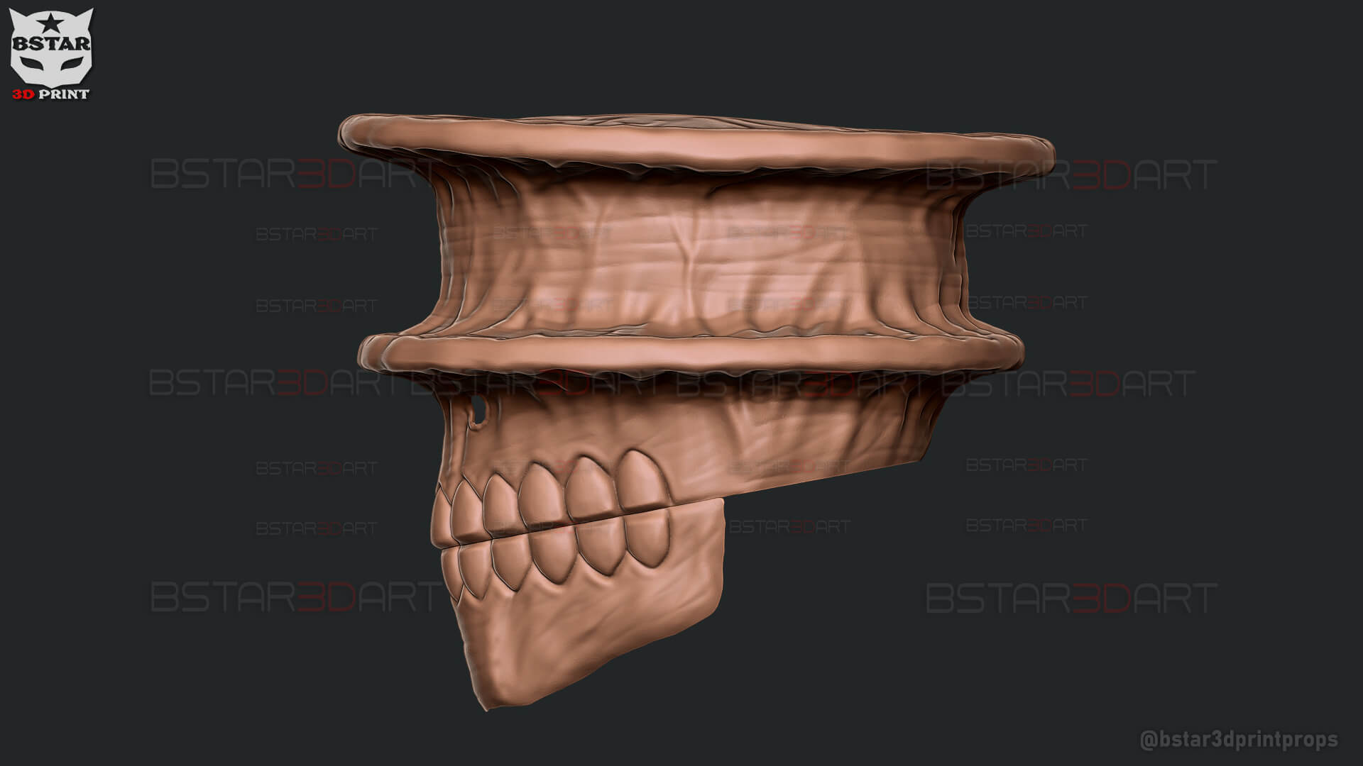 Kaiju No 9 Mask - Kaiju No 8 Anime Cosplay 3D Model by blackstar90