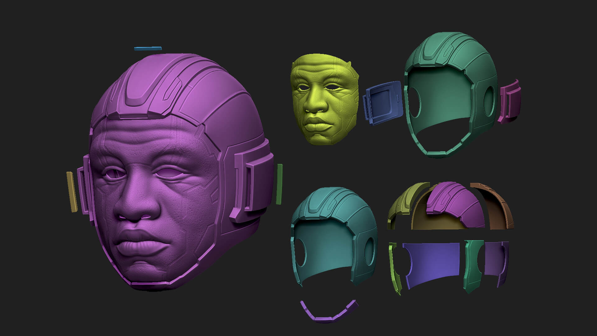 Kang The Conqueror Helmet - Marvel Comics 2023 3D Model by blackstar90