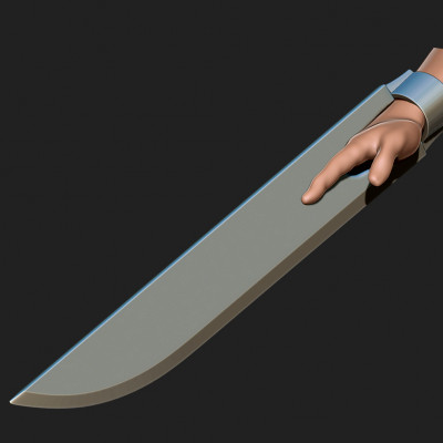 Katana Man Blade Arms - Chainsaw Man Cosplay 3D Model by blackstar90