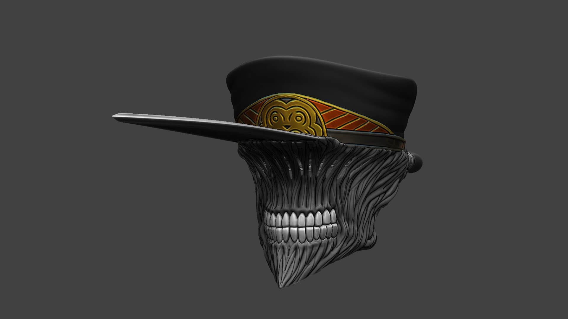 Katana Man Helmet - Chainsawman Cosplay 3D Model by blackstar90