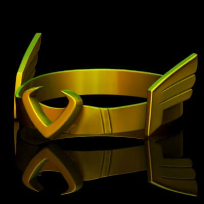 KID Loki Crown - Loki TV Series 2021 3D Print Model by blackstar90