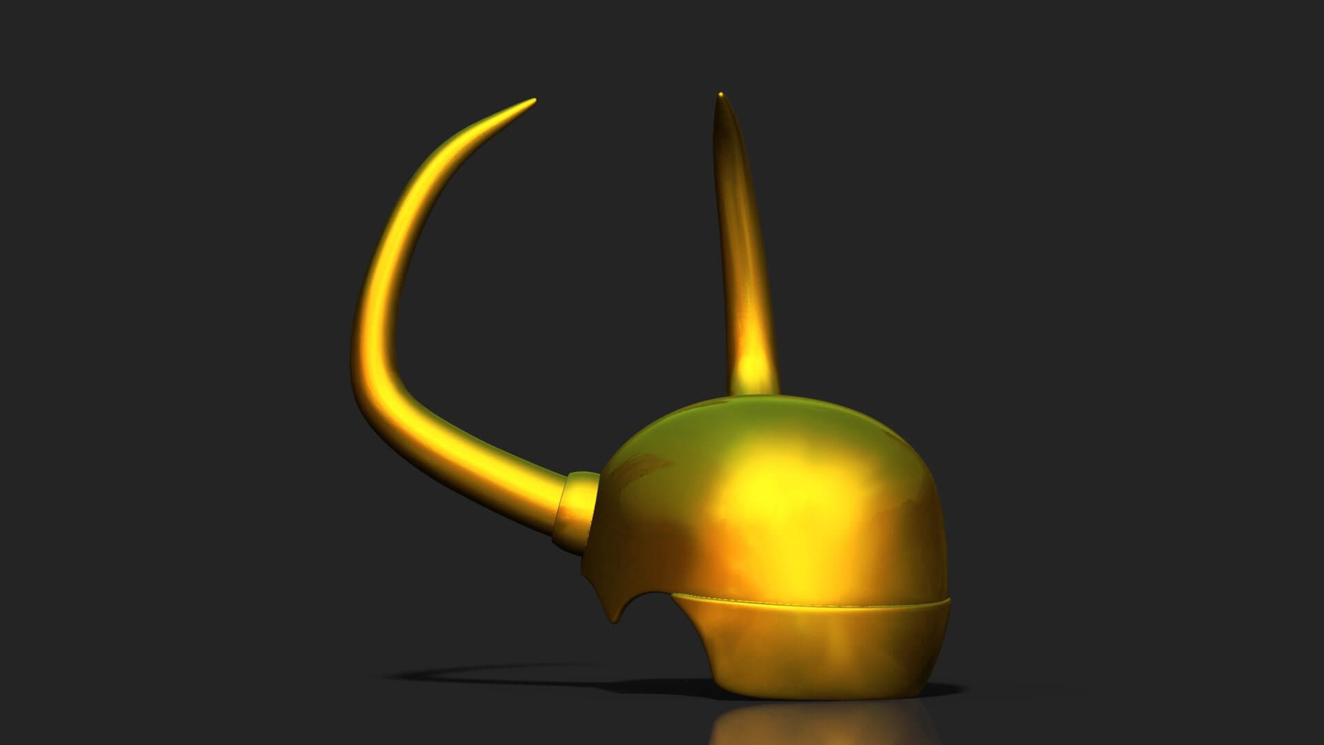 King Loki Crown Helmet - 3D Print Model by blackstar90