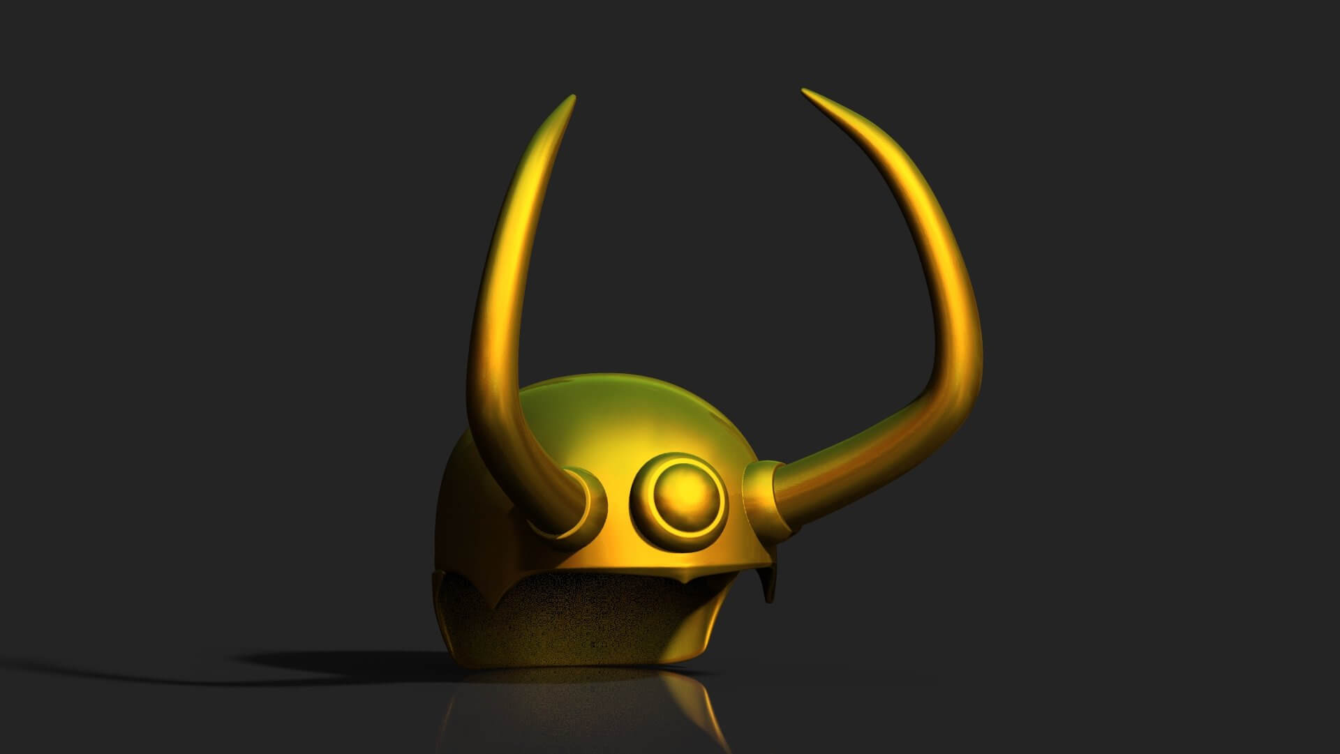 King Loki Crown Helmet - 3D Print Model by blackstar90