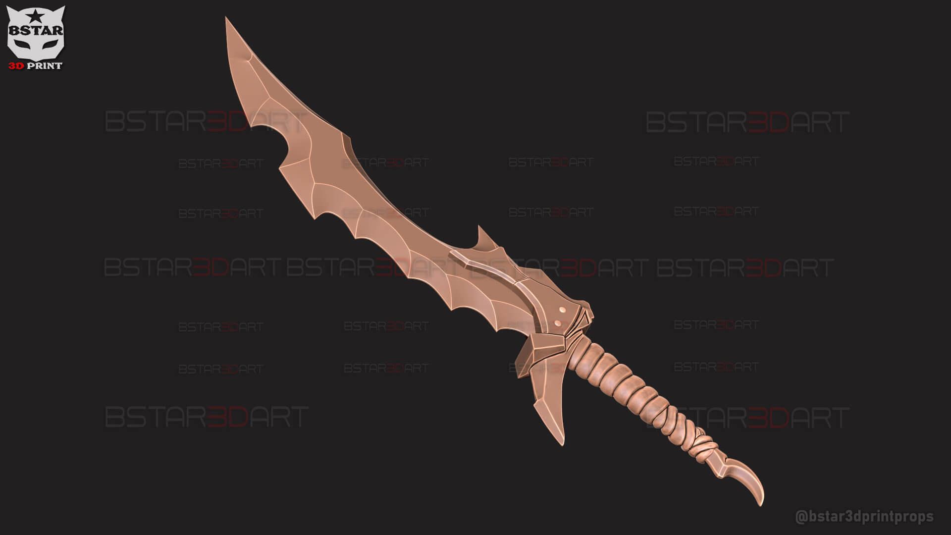 Knight Slayer Dagger High Quality- Solo Leveling Cosplay 3D Model by ...