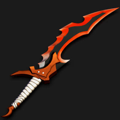 Knight Slayer Dagger High Quality- Solo Leveling Cosplay 3D Model by ...