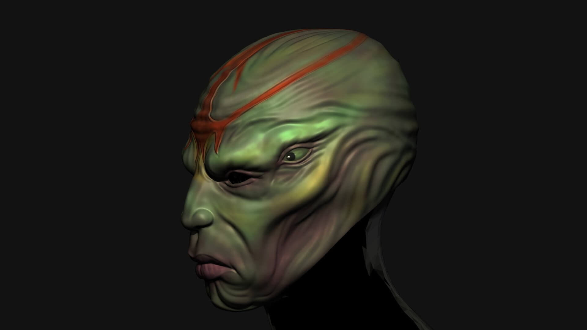 KRO Eternals Mask - Villain Deviants Helmet 3D Print Model by blackstar90