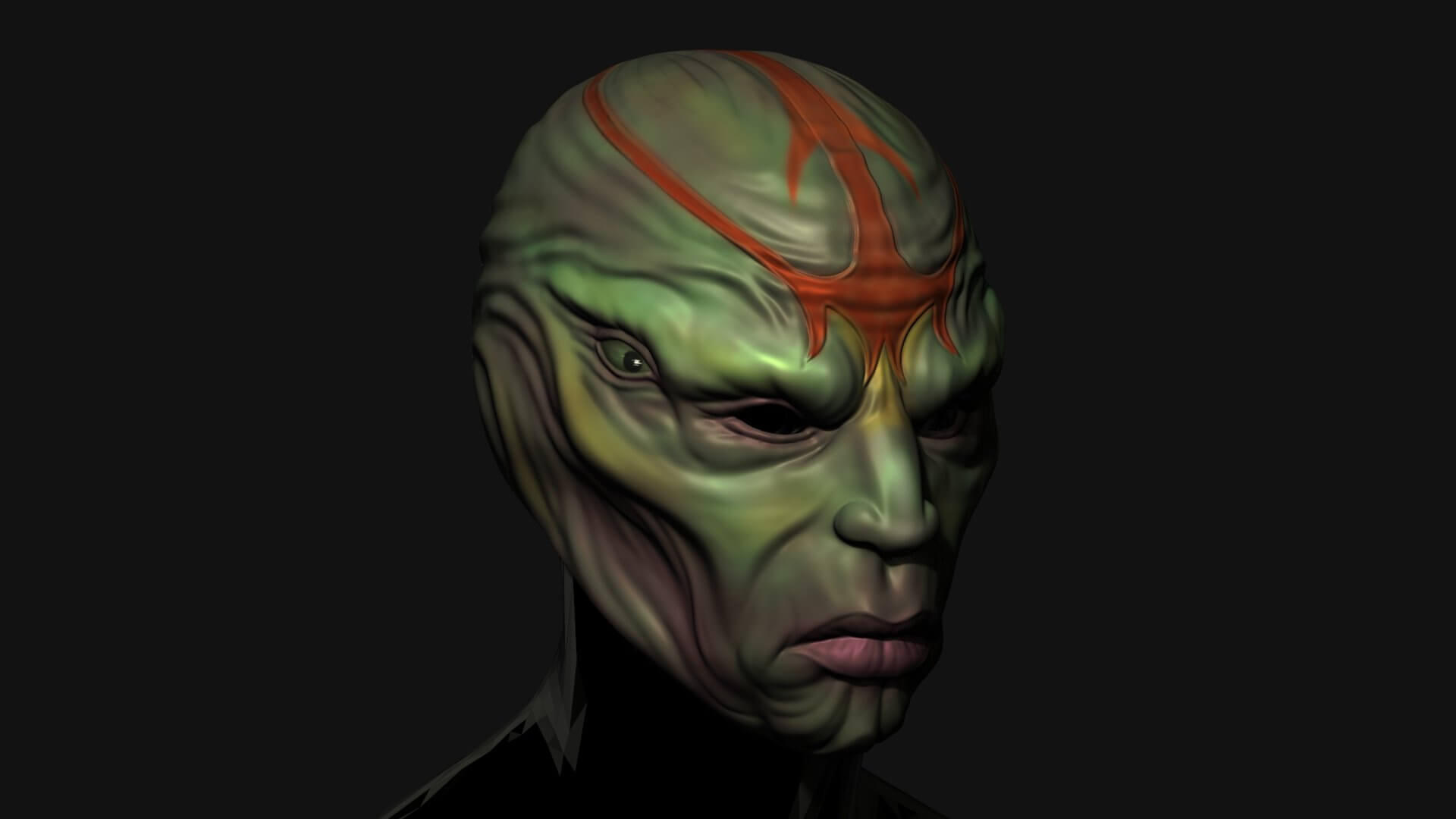 KRO Eternals Mask - Villain Deviants Helmet 3D Print Model by blackstar90