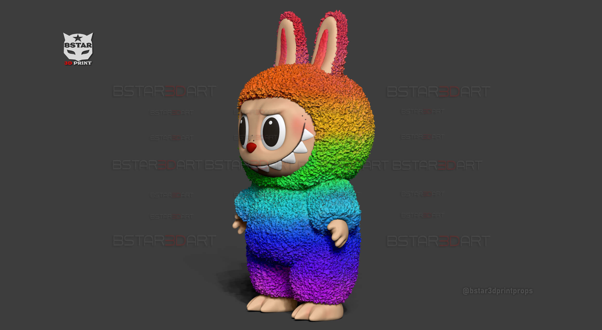 Labubu Original High Quality - Pop Mart Toys 3D Model by blackstar90