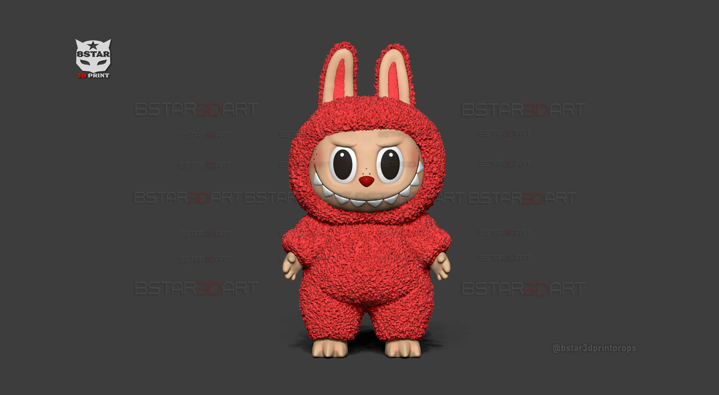 Labubu Original High Quality - Pop Mart Toys 3D Model by blackstar90